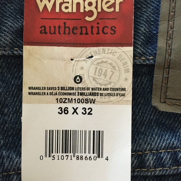 Wrangler | Jeans | Nwt Wrangler Zm100sw Authentics Mens 100 Cotton ...